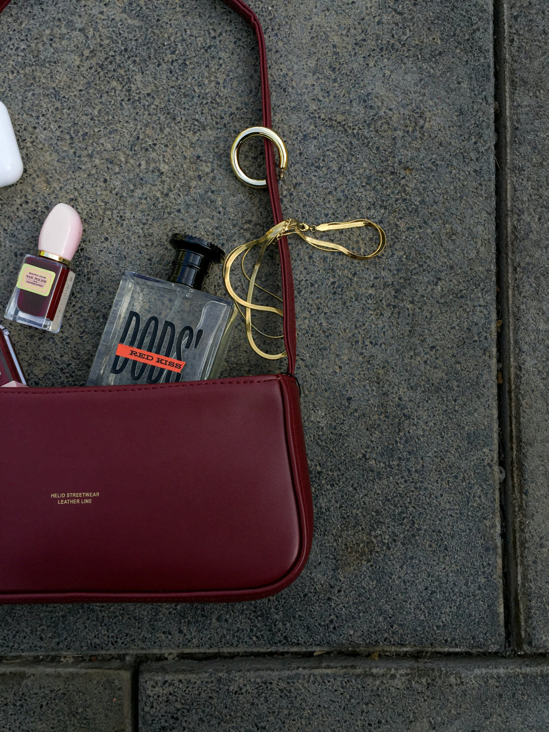TOKEN BAG BURGUNDY – Helio