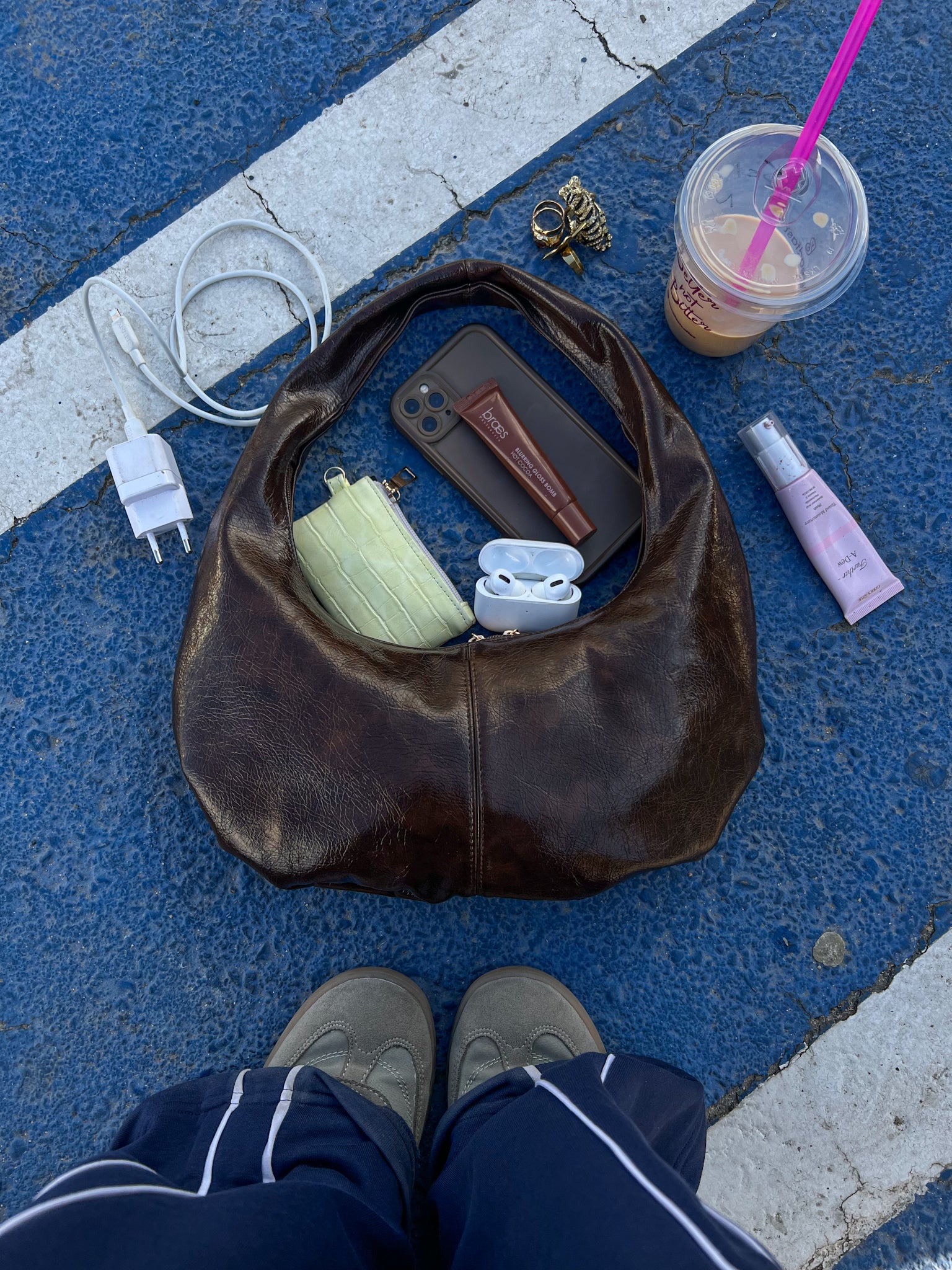 MICRO HALO BAG BROWN – Helio